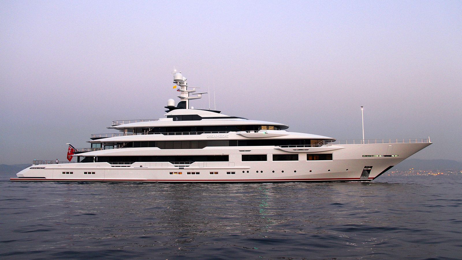 90m Oceanco superyacht DreAMBoat captured on maiden voyage